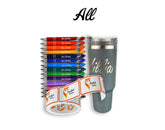 Starlight Stickers Labels and Engraved Pens for Personalized Gifts.