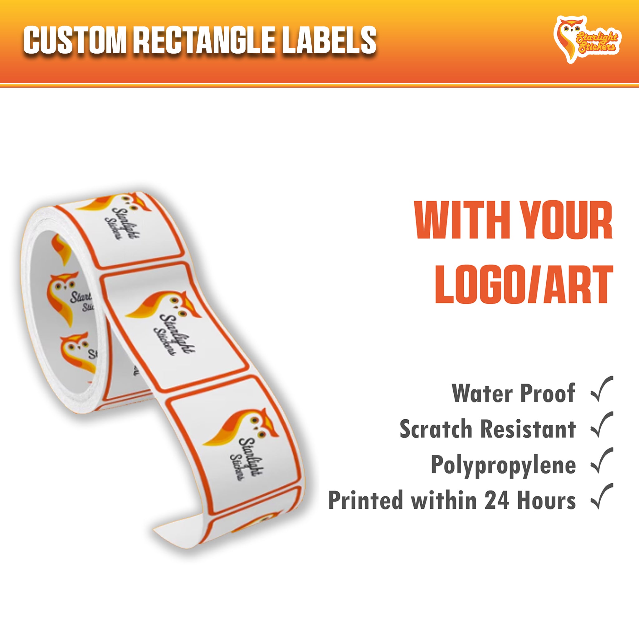 Rectangle Labels – Starlight Stickers